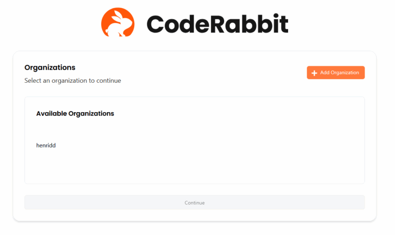 Setting up your CodeRabbit account