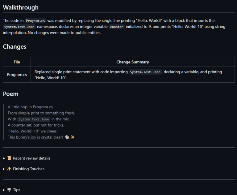 Now that we know what this pull request is about, let’s analyze the ...